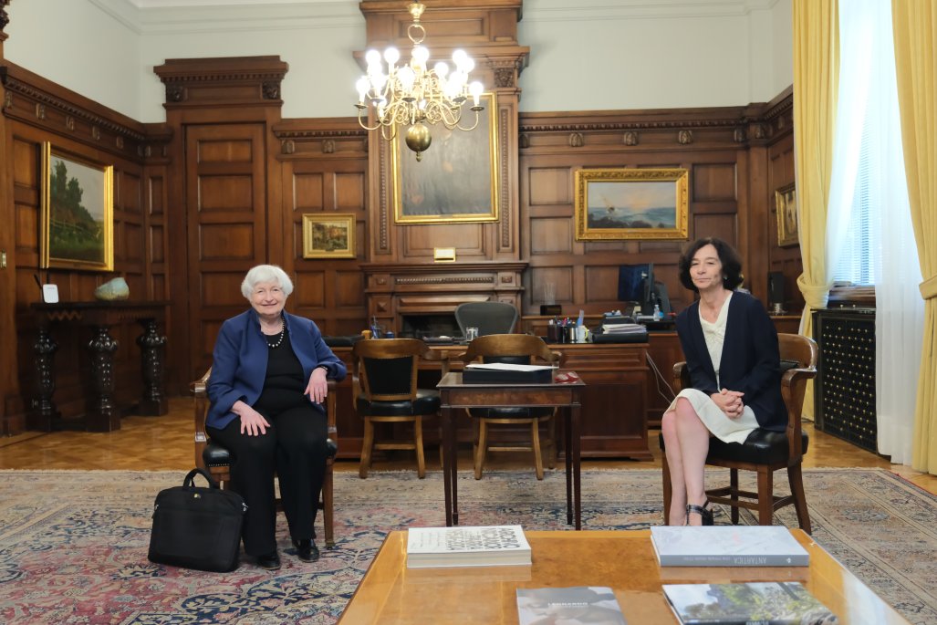 Tras reunirse con Marcel y Costa, Janet Yellen destaca el aporte de ...